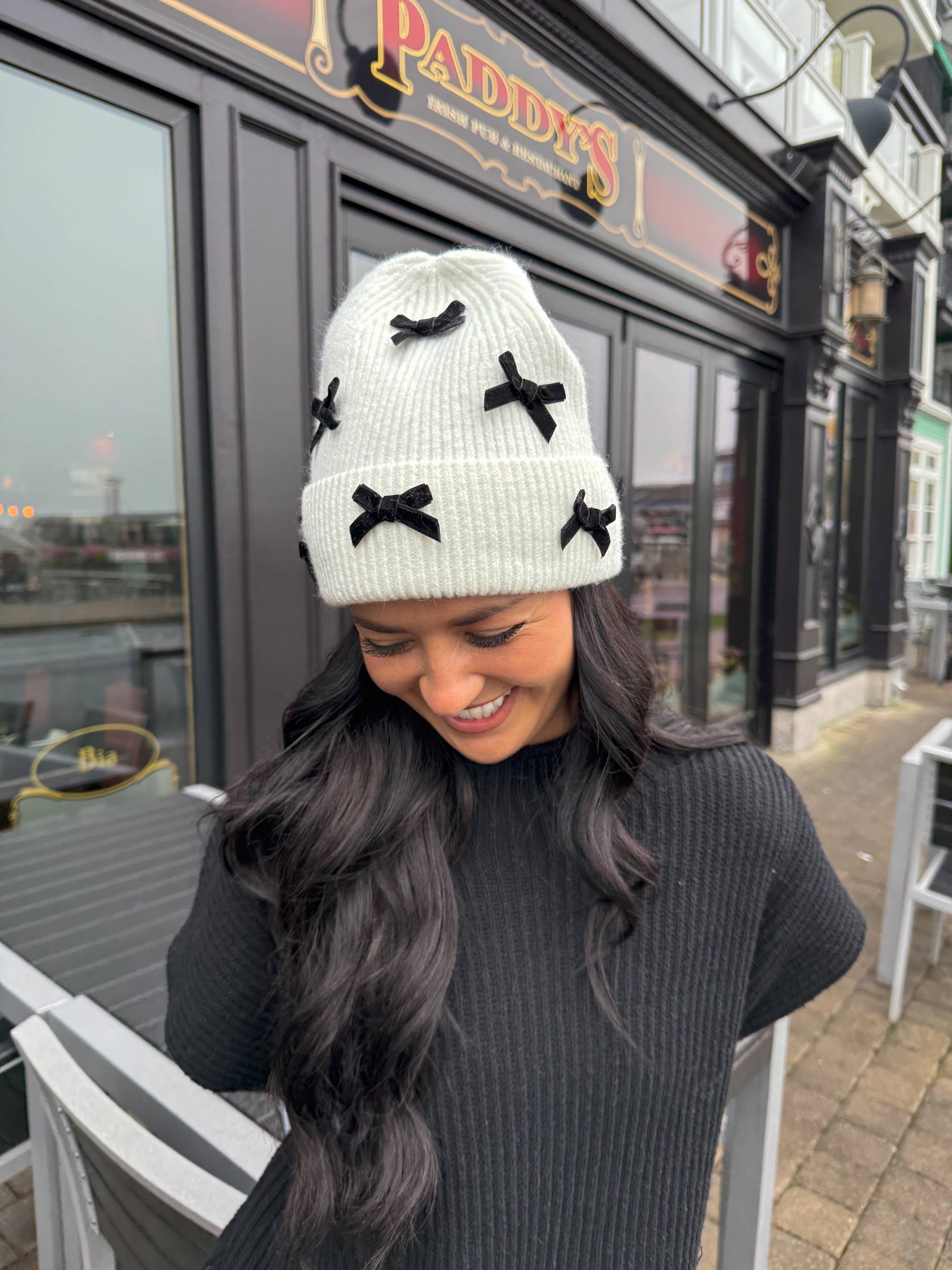 C.C Beanie Mini Velvet Bow Cuff – Duncan Gift Shop
